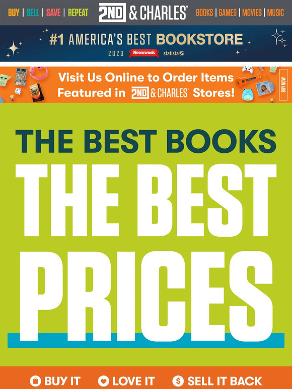 2nd & Charles: Best Books, Prices Slashed! 💸 | Milled