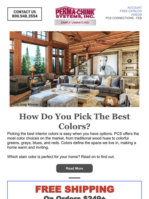 Perma-Chink Systems: How To Pick Interior Colors | Milled