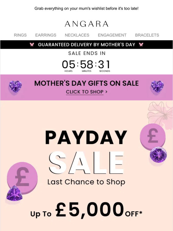 Angara: Payday Sale Ends Soon: Don't Let Mum Down 😨 | Milled