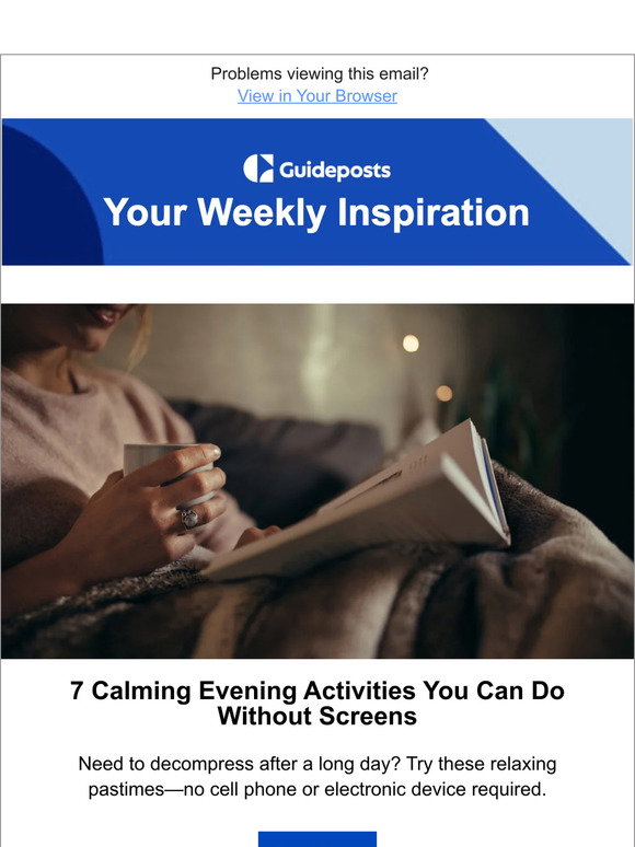 Guideposts: 7 Calming Evening Activities You Can Do Without Screens ...
