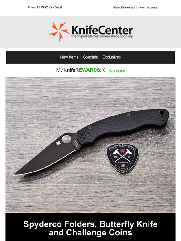 KnifeCenter: New Knives: Spyderco, Ontario, QSP, Viper | Milled