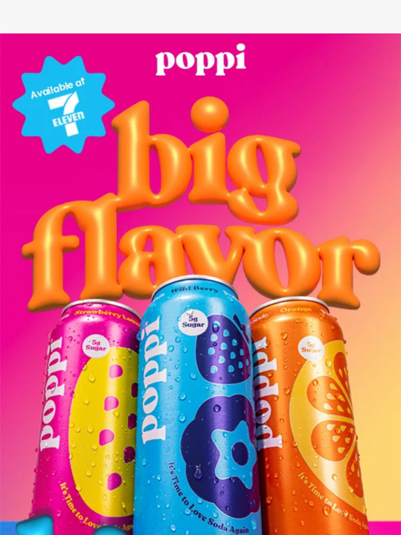 Poppi Email Newsletters: Shop Sales, Discounts, and Coupon Codes