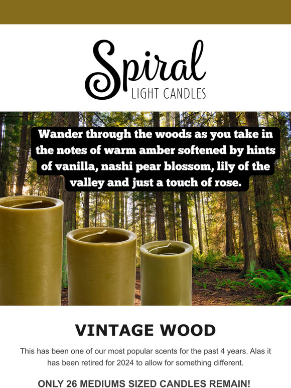 Spiral Light Candles: Only 26 Candles Left! | Milled