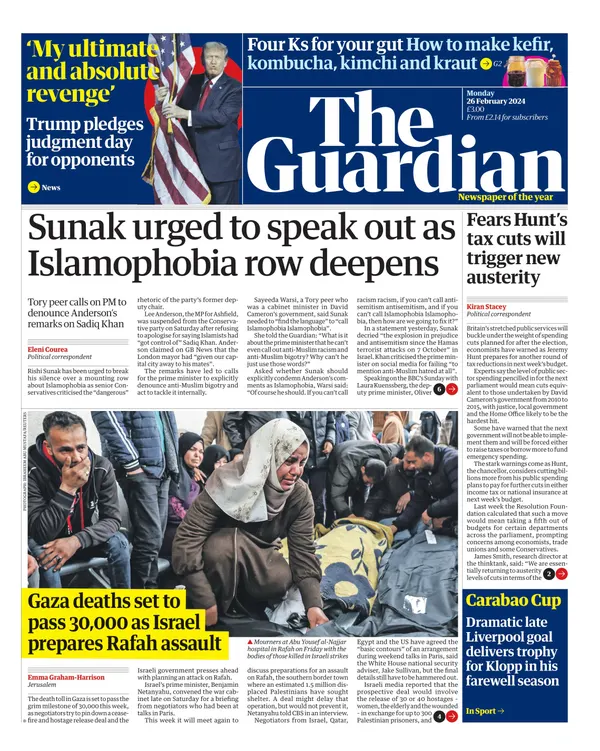 The Guardian: The forgotten war | First Edition from the Guardian | Milled