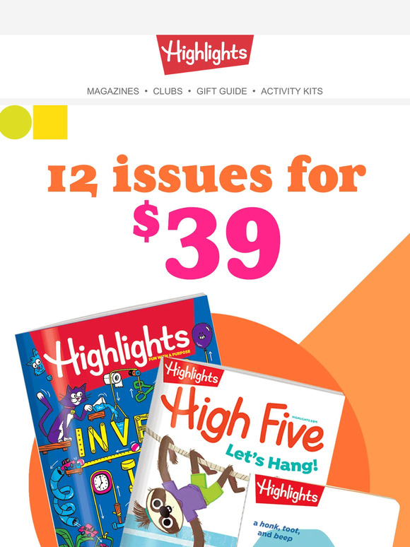 Highlights for Children: Get fresh fun delivered every month! 🌷 | Milled