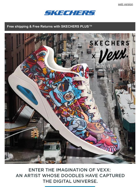 Skechers: NEW STYLE DROP: Skechers x Vexx | Milled