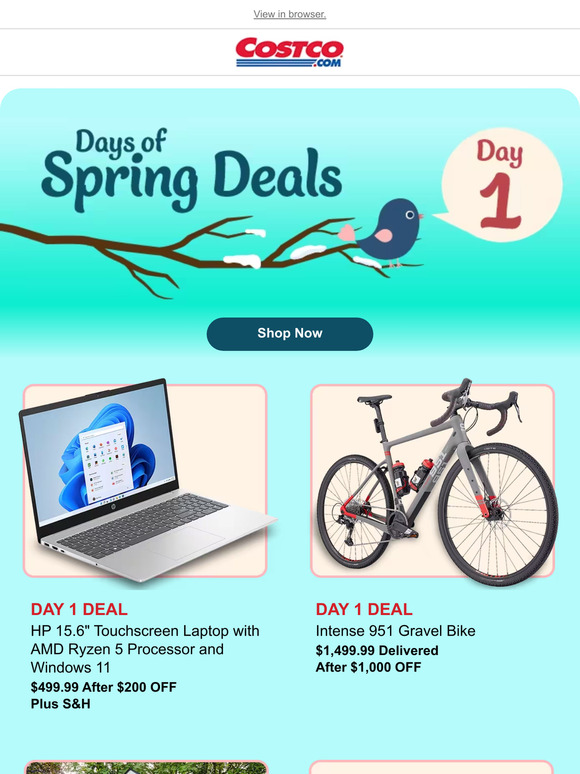 Costco: Launching Today! The 7 Days of Spring Deals. | Milled
