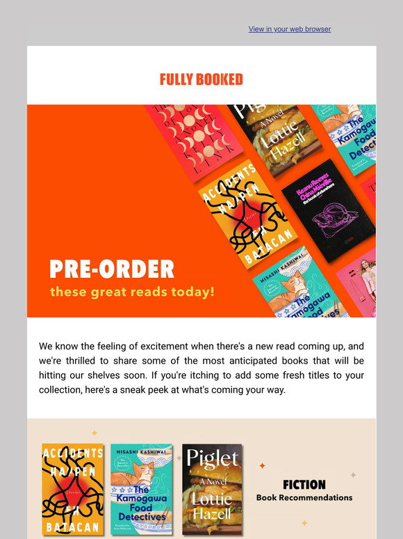 Fully Booked: Pre-Order these Great Reads | Milled