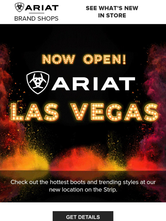 Ariat: Ariat Las Vegas Is Now Open! | Milled