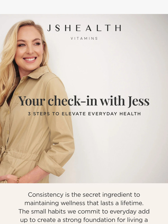JSHealth Vitamins: Your check-in with Jess | Milled