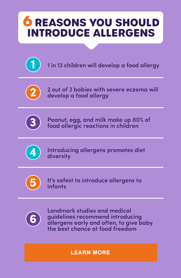 Ready Set Food: Why Introduce Allergens Early? 6 Key Reasons | Milled