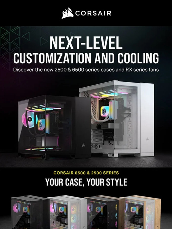 Corsair: Elevate Your Build: Introducing New CORSAIR Cases & Fans | Milled