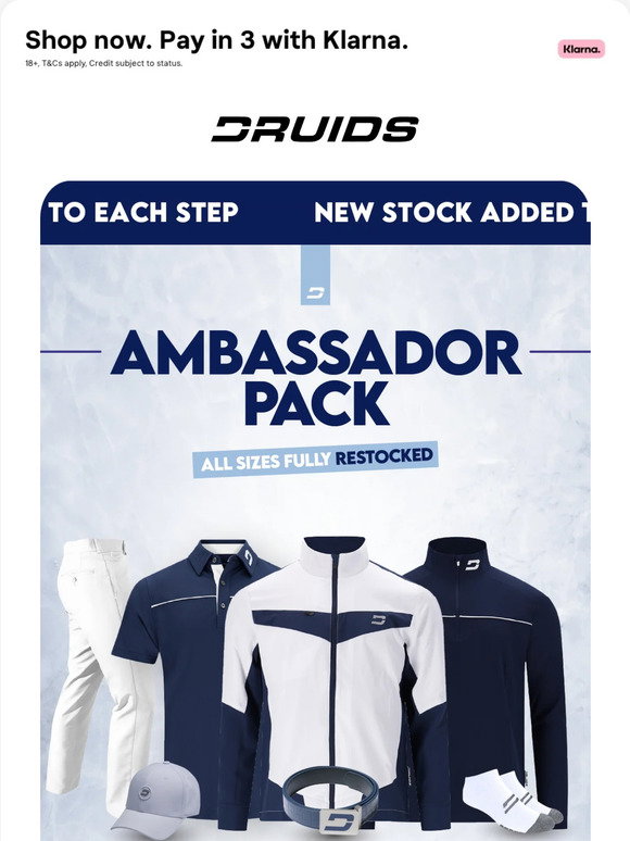 Druids Golf: 6 FOR £99 PACK IS BACK! NEW STOCK ADDED | Milled