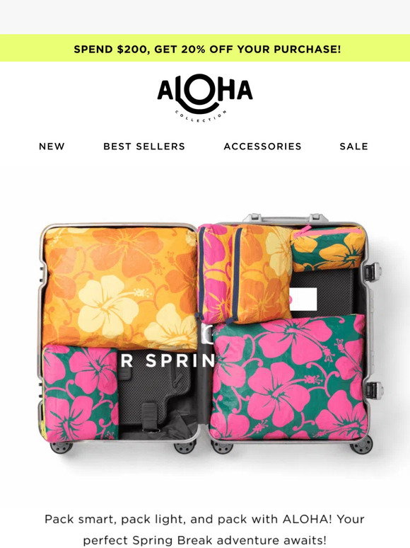 ALOHA Collection: Spring Break Packing List | Milled