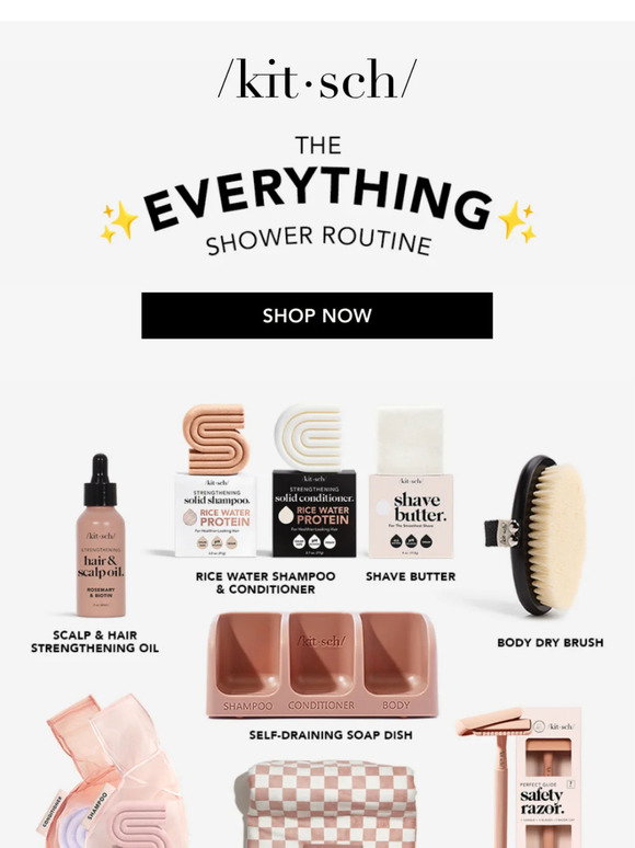 Kitsch: Perfect Your Everything Shower Ritual 🚿 | Milled