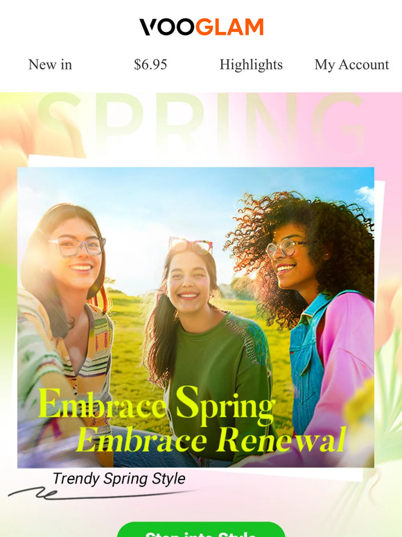 Vooglam: The Spring Shop is Open! 💐Enjoy trendy style. | Milled