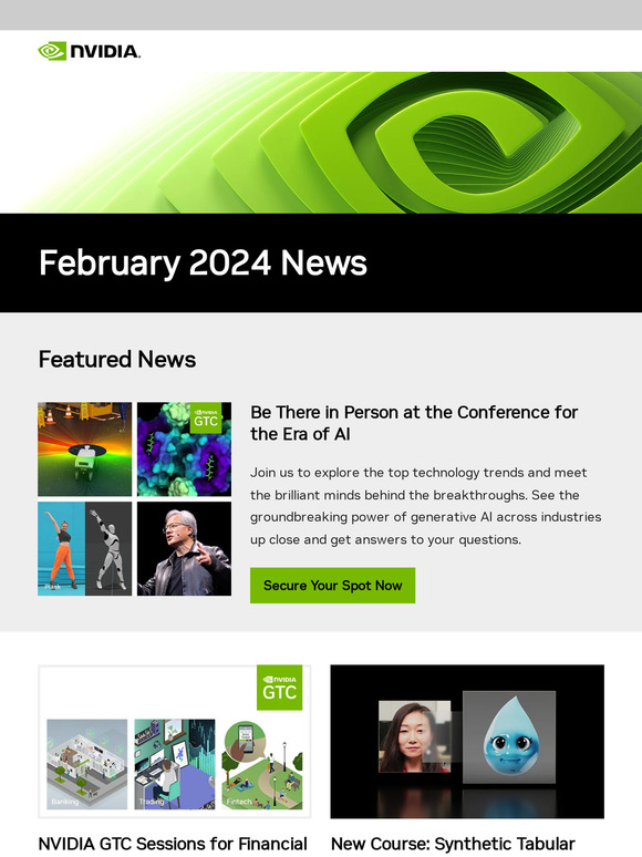 Nvidia: Explore in person GTC experiences and catch up on the latest ...