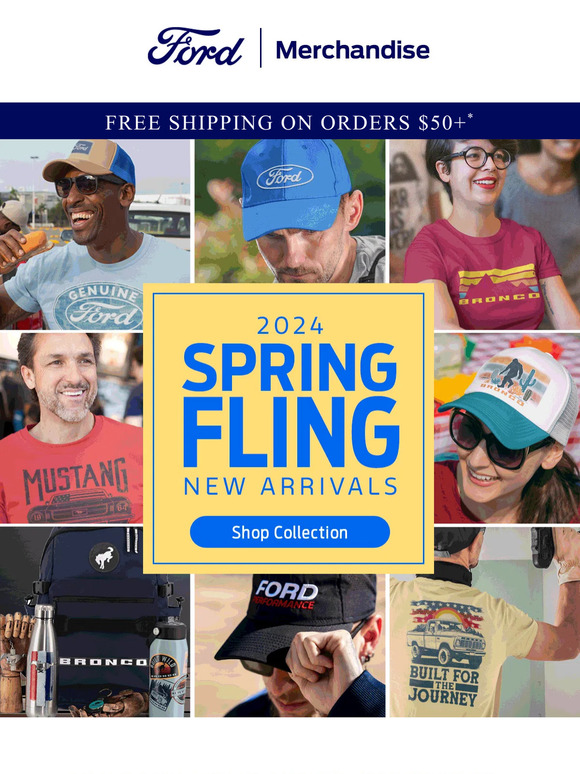 Ford: Spring is here! Check out the New Spring Ford merchandise now ...