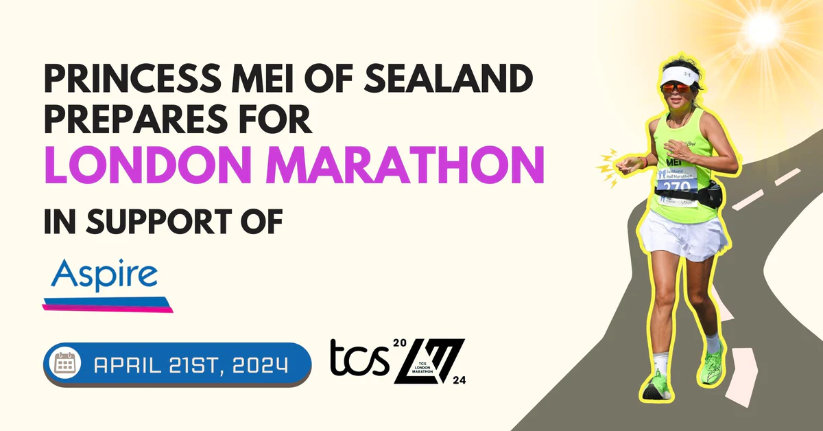 Sealand: Princess Mei of Sealand Tackles London Marathon for a Cause ...