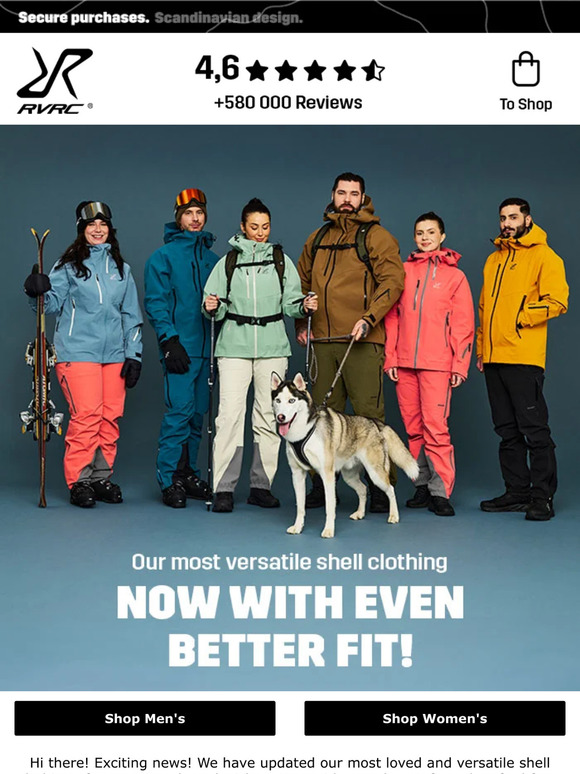 RevolutionRace: CHECK OUT OUR NEW SHELL CLOTHING☔️ | Milled