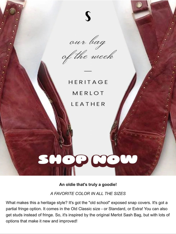 Sash: Wow! We've got a special order bag as our Bag of the Week! 🤩 | Milled