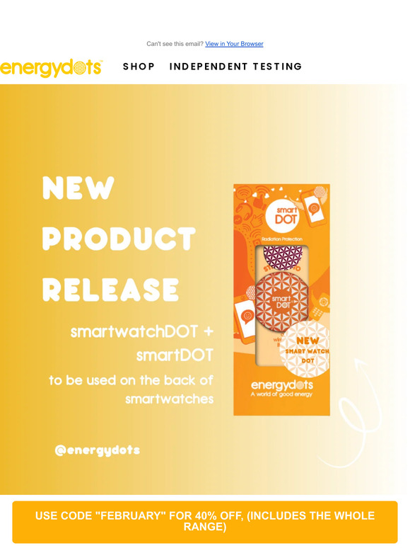 Energy Dots: NEW PRODUCT ALERT 🚨 40% OFF | Milled