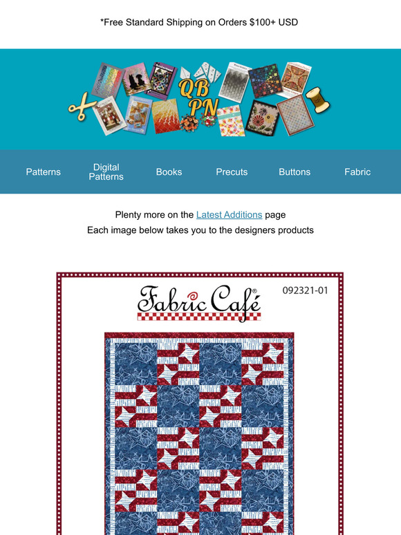 Quilt Patterns: New Quilt Pattern by Fabric Cafe! | Milled