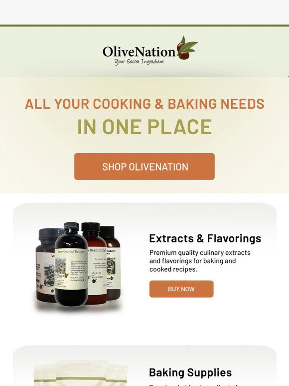 Olive Nation: Keep Exploring OliveNation's Ingredients! | Milled