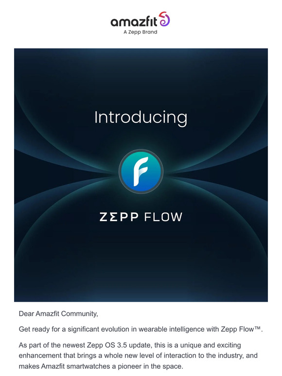 Amazfit: Introducing Zepp OS 3.5 and Zepp Flow™! Now available in the US/Canada on Amazfit ...