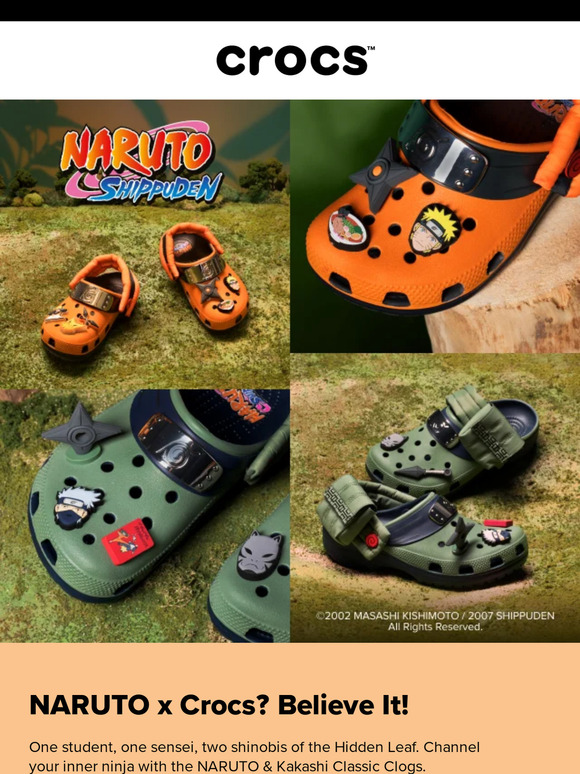 Crocs: NARUTO x Crocs Now Available | Milled