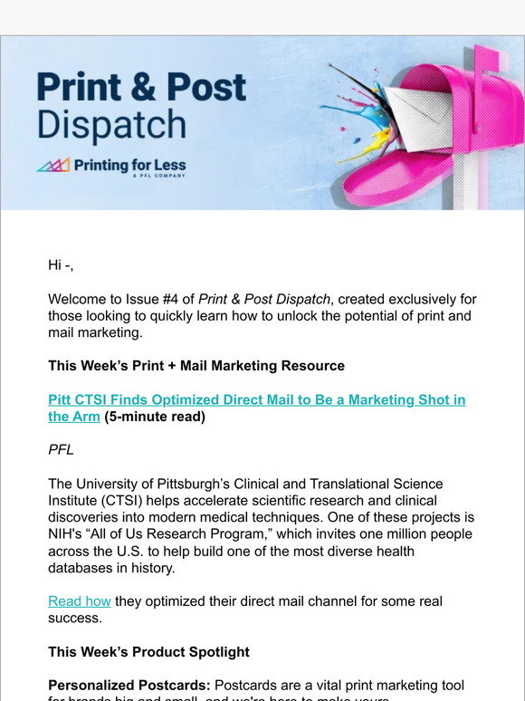 Printing For Less: Inside Look: How Pitt CTSI Elevates Their Marketing ...