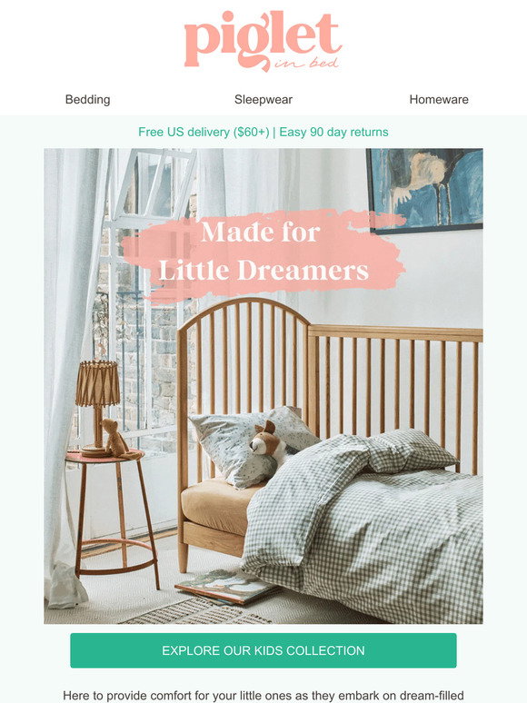 Piglet in Bed: The cutest Kids collection ever? | Milled