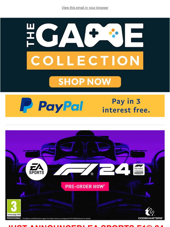 The Game Collection: JUST ANNOUNCED! EA SPORTS™ F1® 24 | Milled