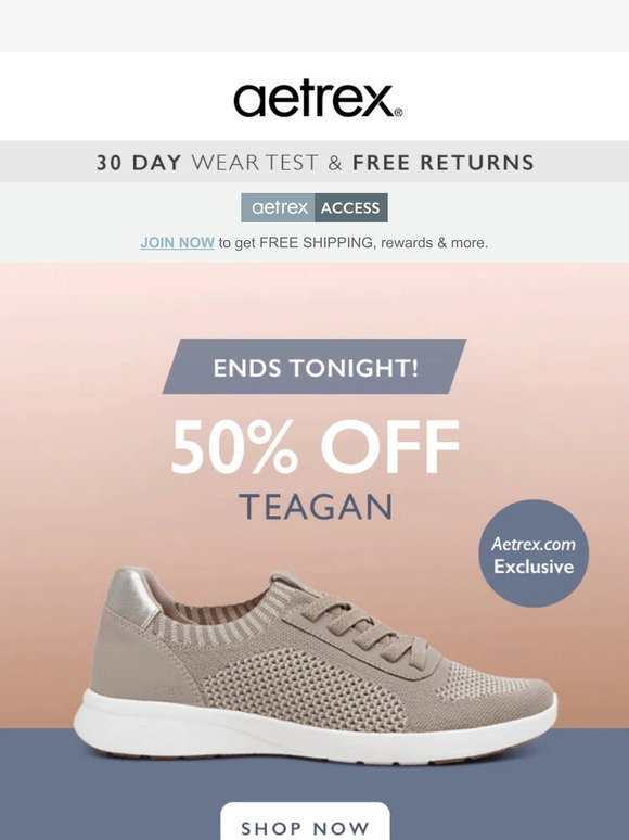 Aetrex Worldwide: 50% Off The Miley Wedges | Milled