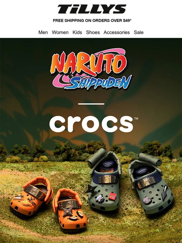 Tilly's: Naruto Crocs Collection | NOW AVAILABLE | Milled
