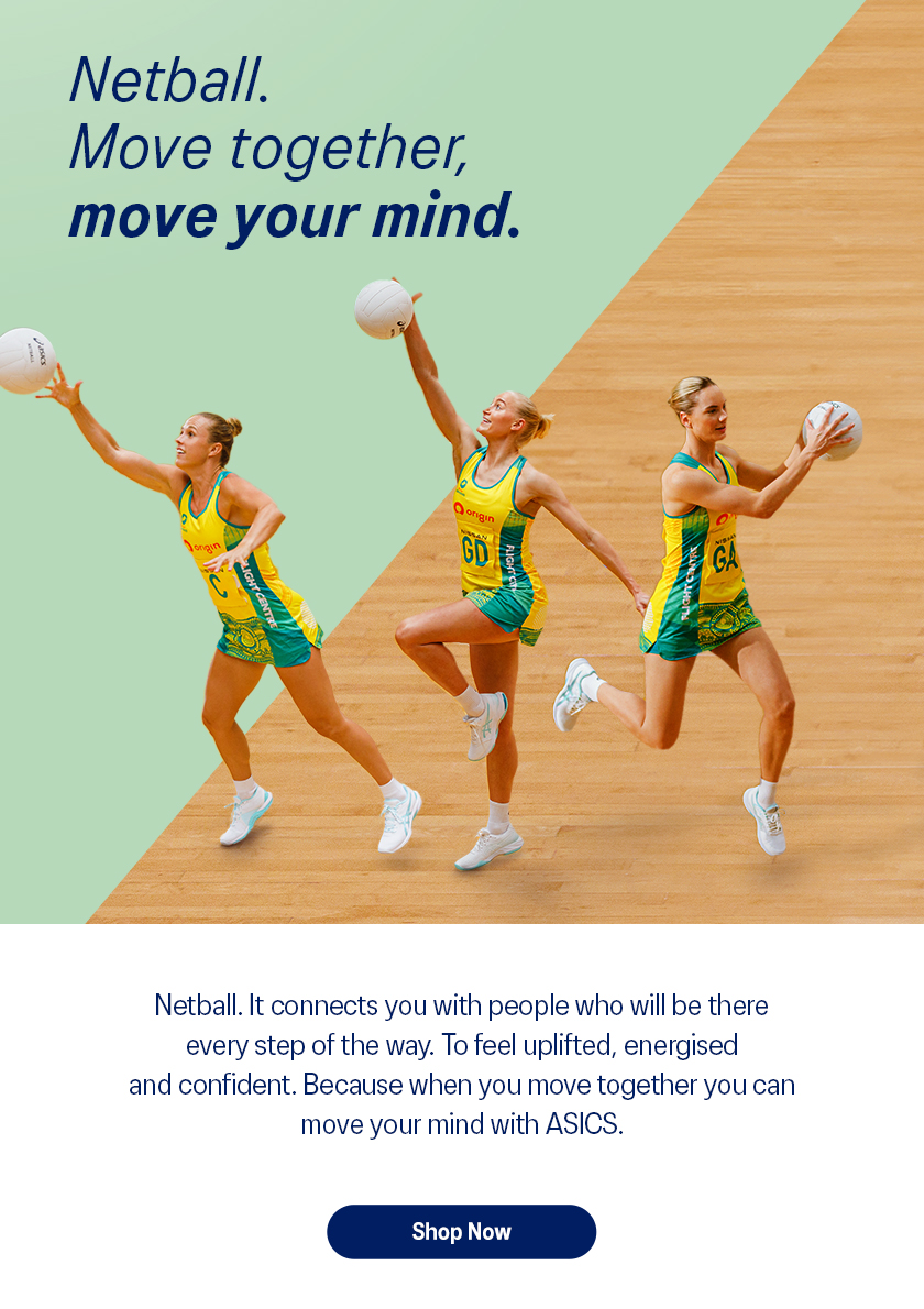 ASICS: Netball | The 2024 Netball range is now available. | Milled