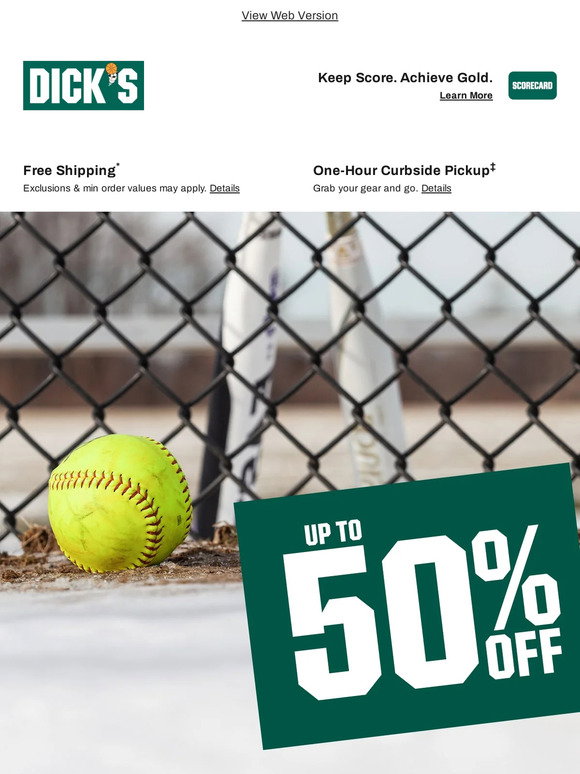 Dick's Sporting Goods: Here's up to 50% off weekly deals (lucky you ...