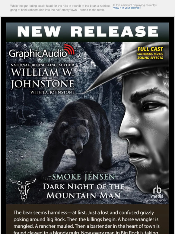 GraphicAudio: New Release! Smoke Jensen 51: Dark Night of the Mountain ...