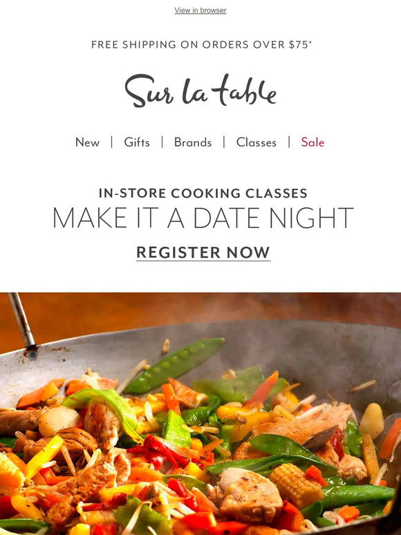 Sur La Table: NEW Date Nights: Thai Kitchen, Luxe French Dinner and ...