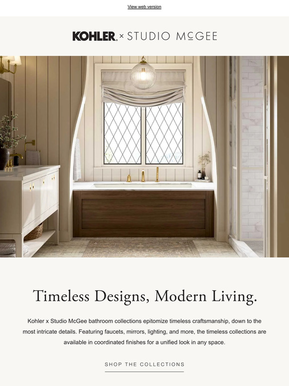 Kohler: Explore the coordinated Kohler x Studio McGee Collections | Milled