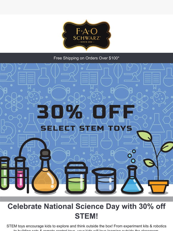 FAO: 30% Off STEM - It's National Science Day! 🔬 | Milled