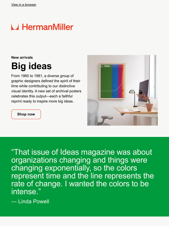 Herman Miller: Four new posters from the Herman Miller archives | Milled