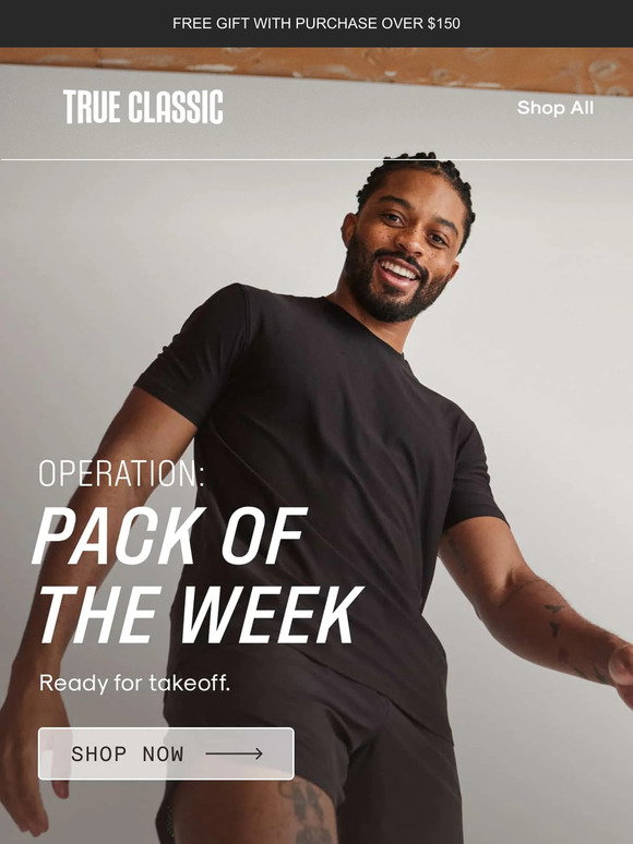 True Classic Tees: Mission Alert: New Pack Of The Week | Milled