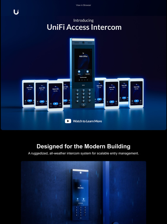 Ubiquiti: Introducing UniFi Access Intercom | Milled