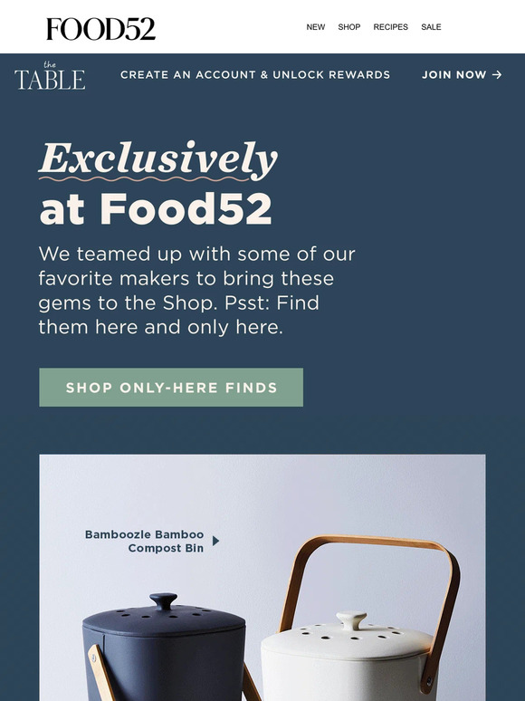 Food52: Kitchen & home finds you can only get at Food52. | Milled