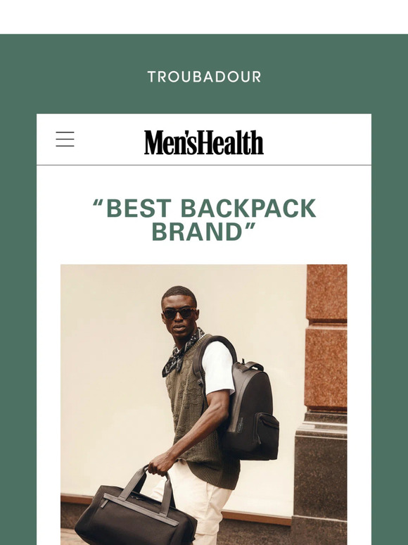 Troubadour Goods: We’re the No. 1 bag brand – thanks, Men’s Health ...