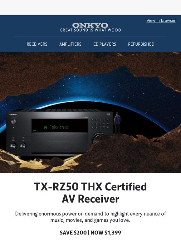 Onkyo: The Ultimate AV Receiver for the Ultimate Home Theatre | Milled