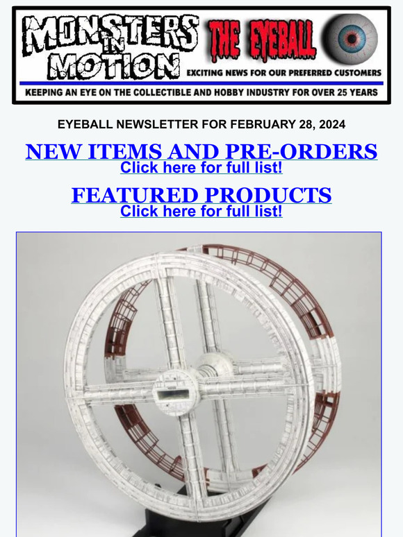 Monsters in Motion: 2001:A Space Odyssey Space Station Model Kit Photos ...