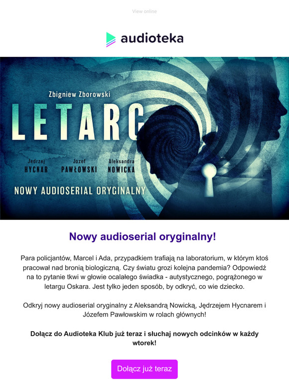 Audioteka: Odkryj najlepsze premiery tego tygodnia! Nowy audioserial ...