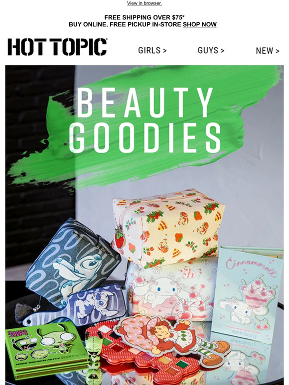 Hot Topic: Beauty goodies for main character energy | Milled